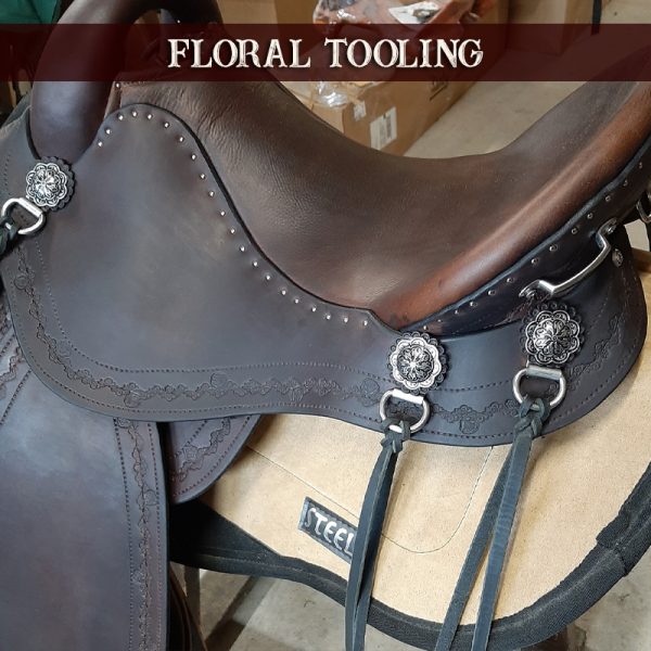 CUSTOM TOOLING & CONCHOS – Trail Saddles by Steele